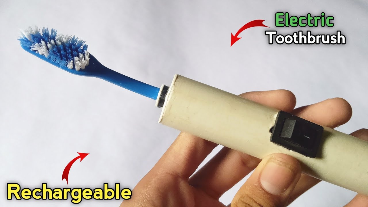 How to make electric toothbrush at home. Homemade electric Toothbrush ...