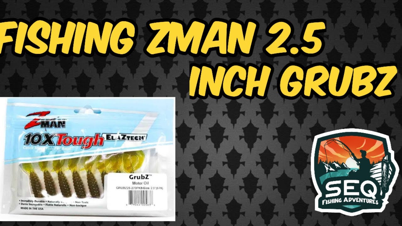 fishing the 6lb set up using the 2.5 inch grubz - YouTube