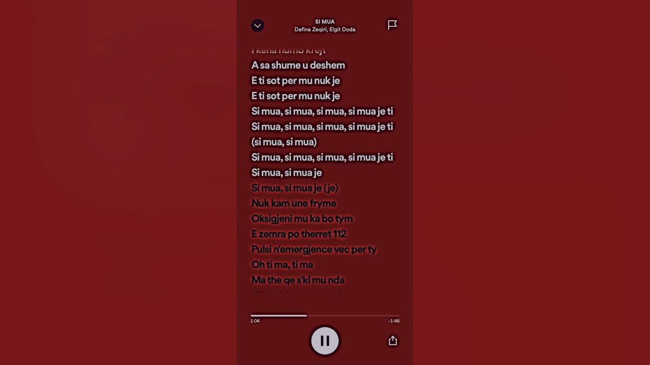 SI MUA - Dafina Zeqiri & Elgit Doda (speed up) - YouTube