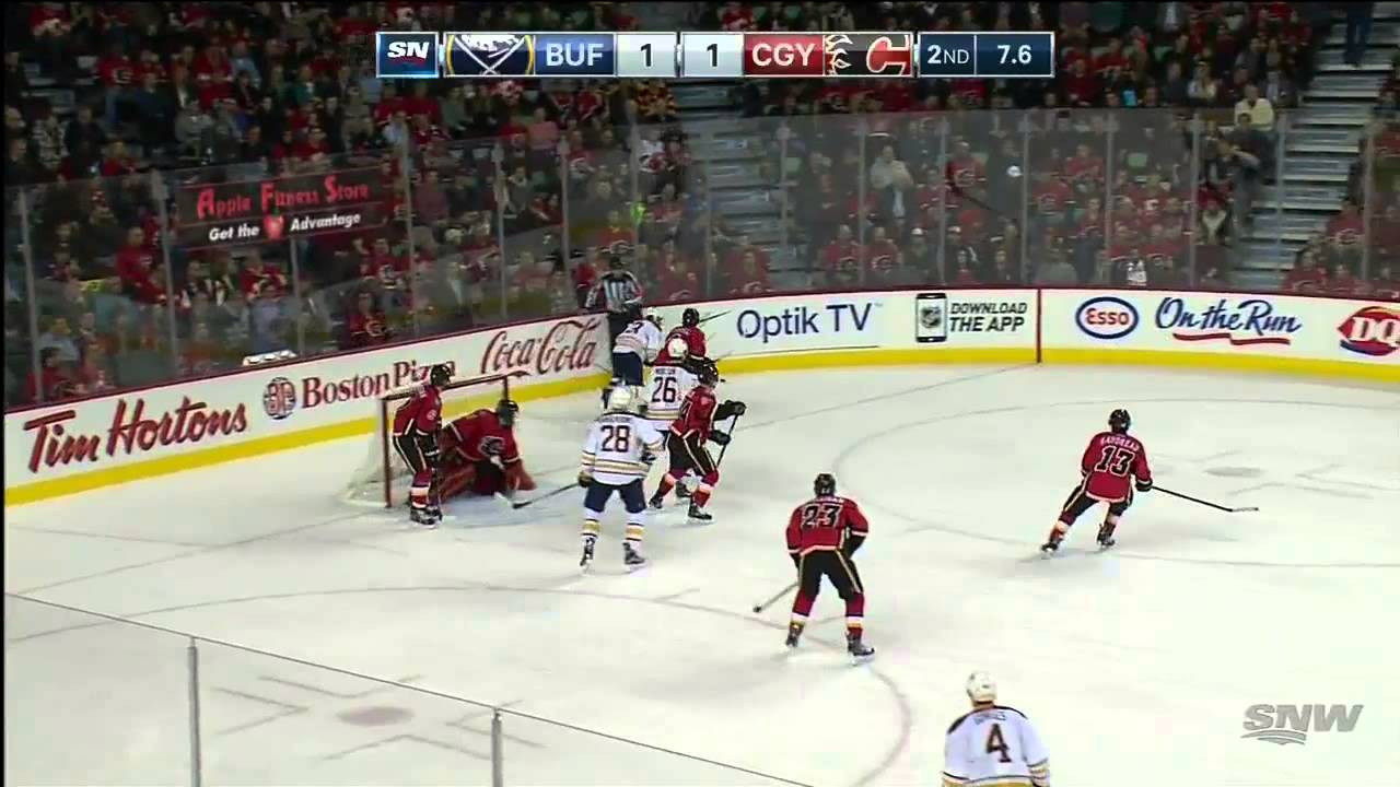 27.01.2015 Buffalo Sabres vs. Calgary Flames - YouTube