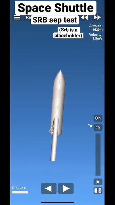 SRB Separation (Space Shuttle) no dlc - YouTube