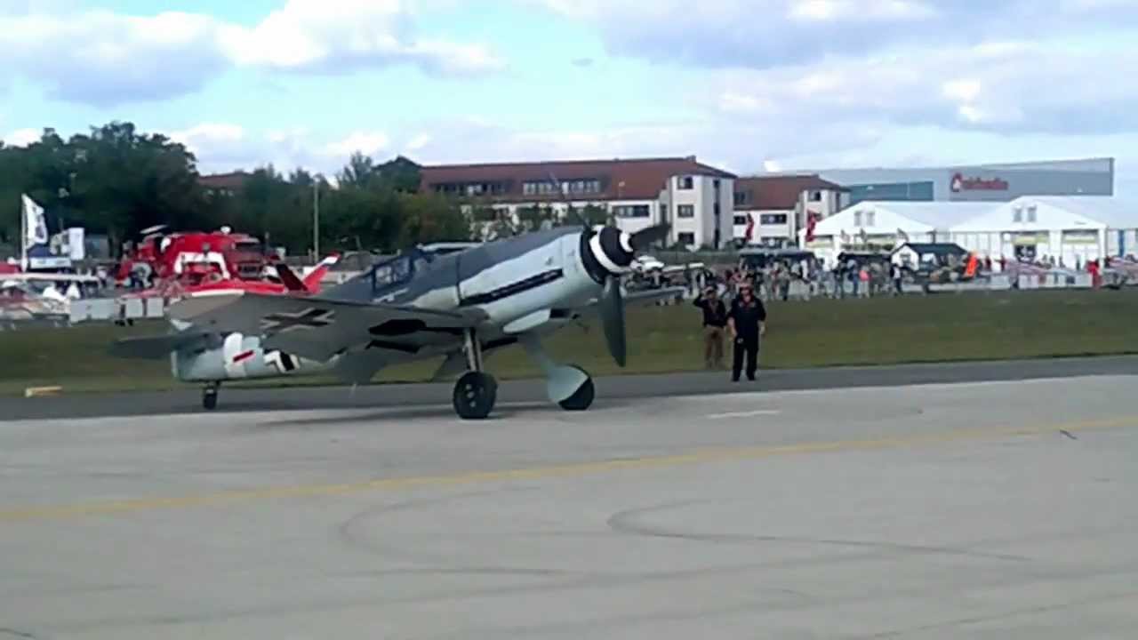 Messerschmitt BF 109 G-4 Start up - YouTube