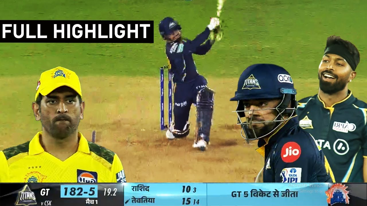 CSK vs GT IPL 2023 1st Full Match Highlights, Chennai Vs Gujrat IPL ...