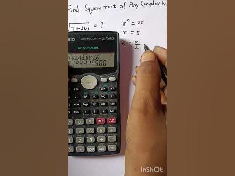 To find square root of any complex Number using scientific calculator ...