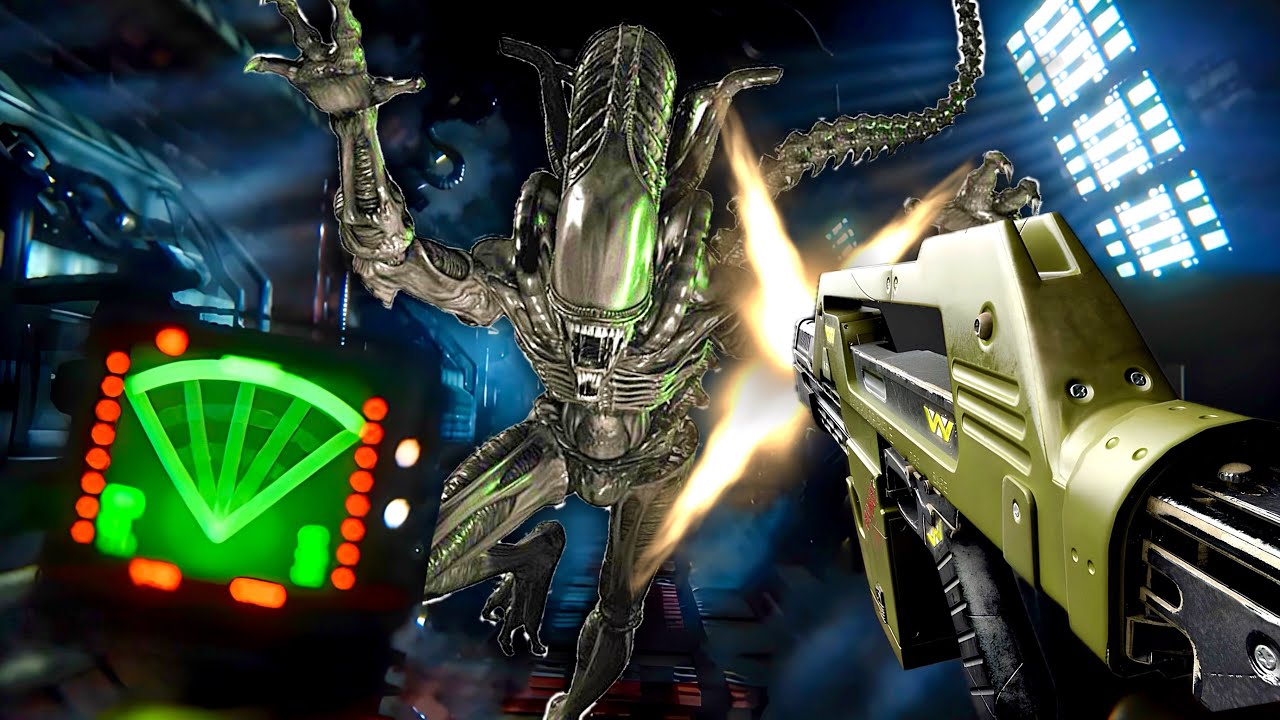 YOU NEED TO PLAY THIS ALIENS VR GAME! - YouTube