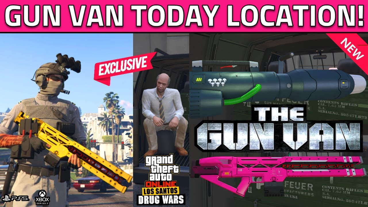 Where To Find TODAY Gun Van LOCATION Feb 10! How To Get The RAILGUN In ...