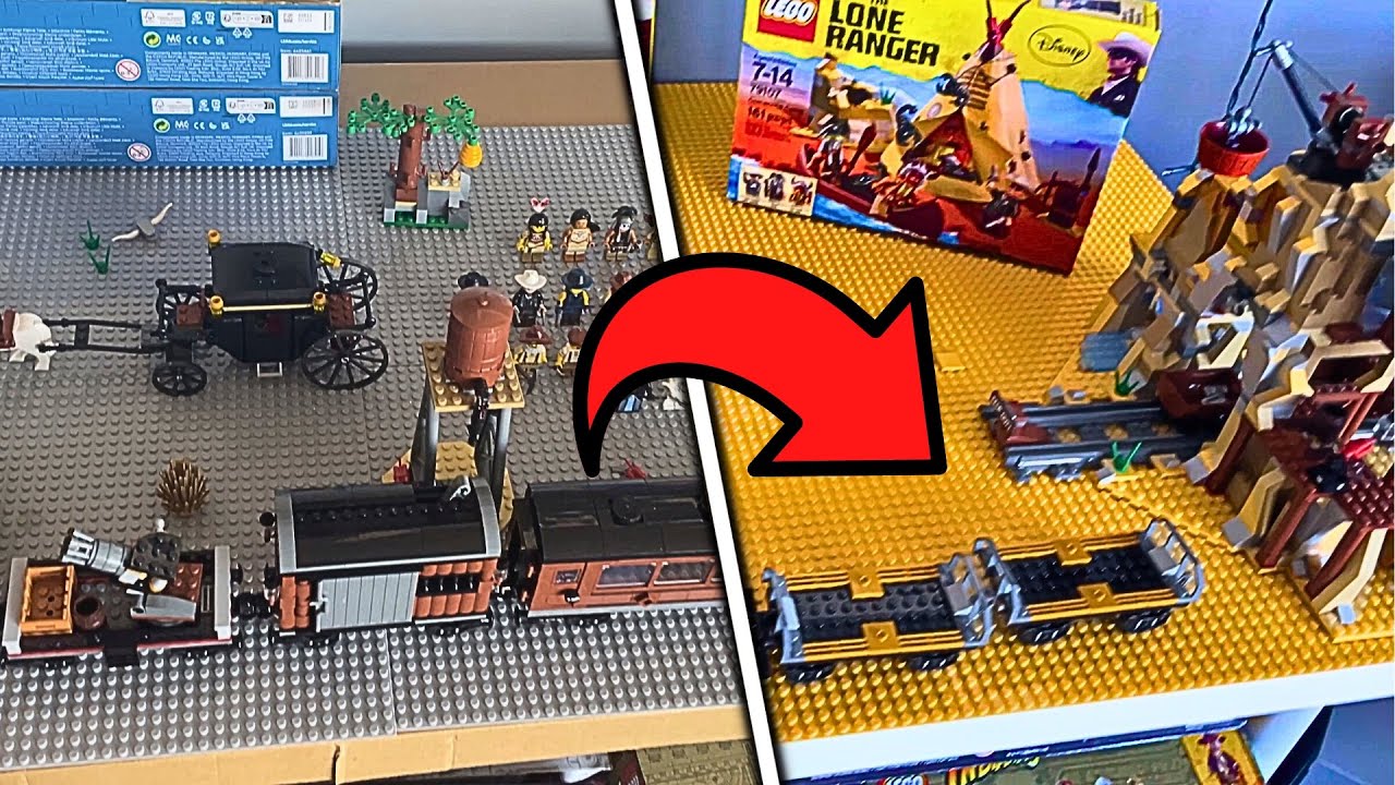 Making Progress on my Lego Wild West Layout! - YouTube