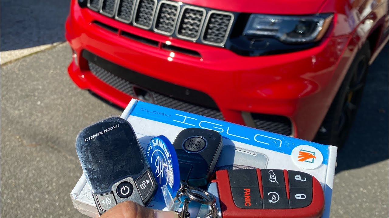 2020 Jeep Trackhawk IGLA Pincode / Compustar T13 pro - YouTube