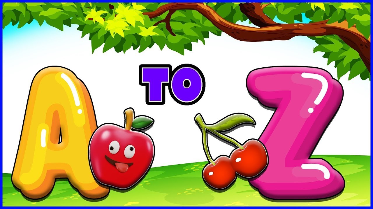 ABC Foods Name | A to Z Foods | Kids Learning Videos - YouTube