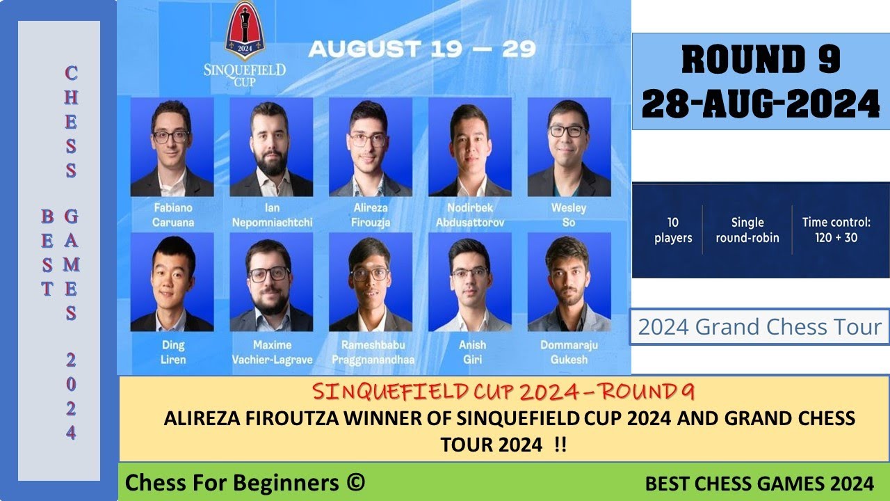SINQUEFIELD CUP 2024_ROUND 9: FIROUTZA WINNER OF SINQUEFIELD CUP 2024 ...