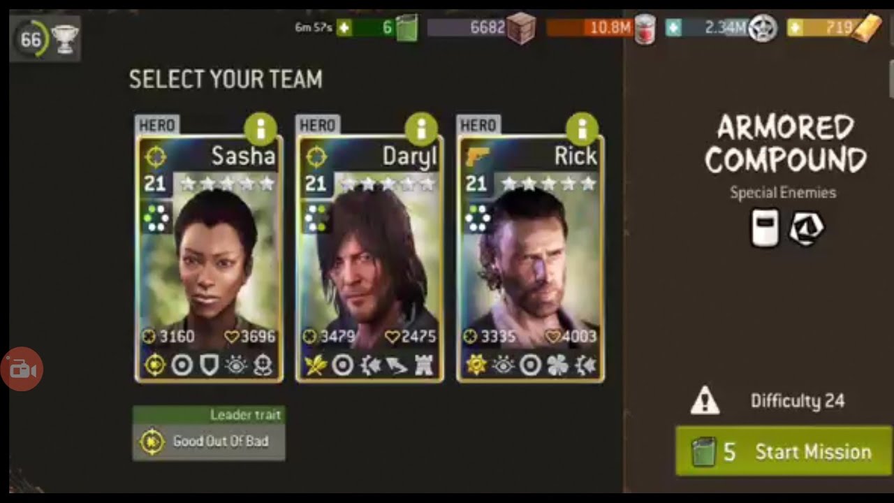 The Walking Dead: No Man's Land Weekly Challenge The Heavies Armored ...