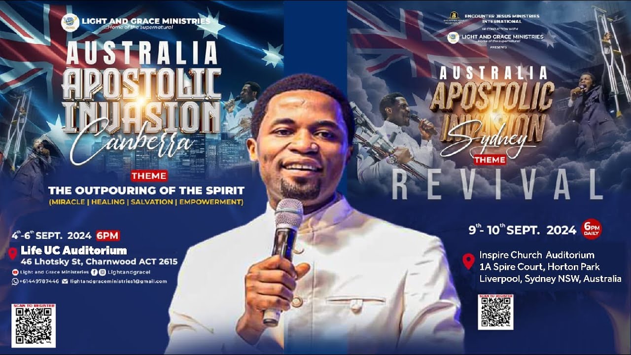 Australia Apostolic Conference with Apostle Michael Orokpo | Sydney Day ...