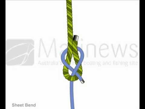 How to Tie Sheet Bend Knot - YouTube