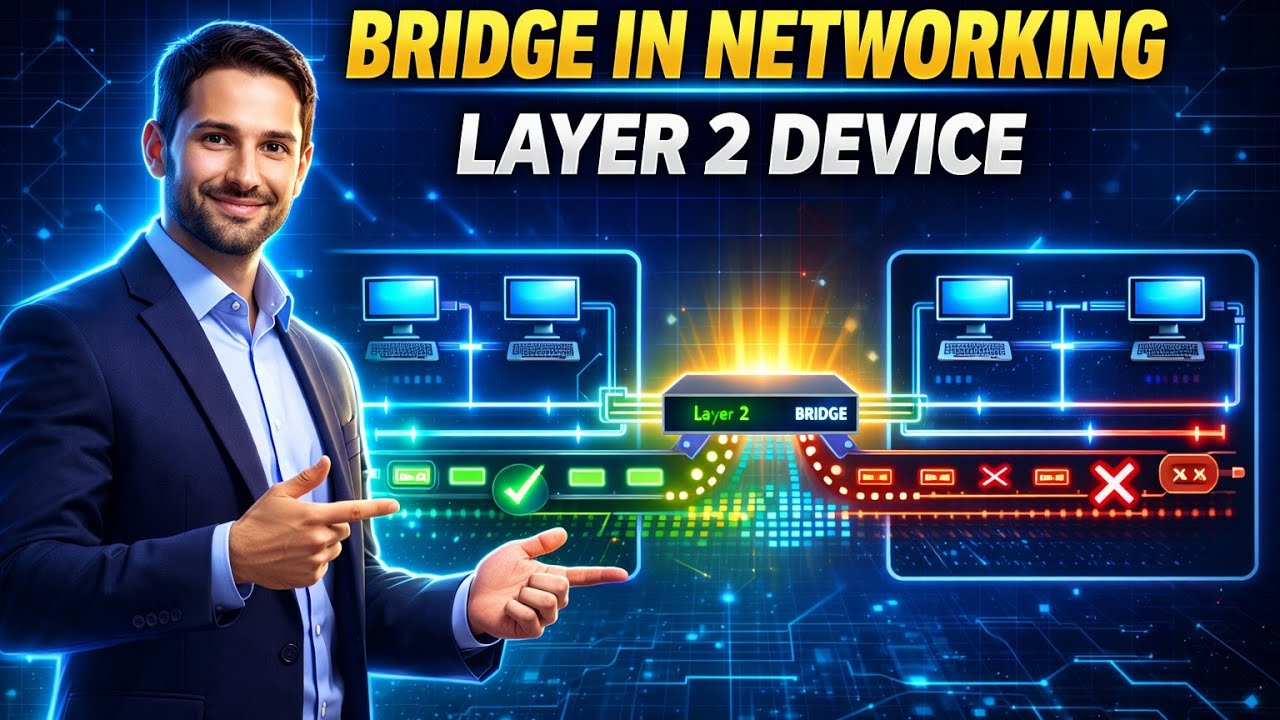 Bridge in Networking क्या है? | Layer 2 Device Explained | Networking ...