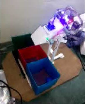 Arduino based color ball sensing and sorting robot - YouTube