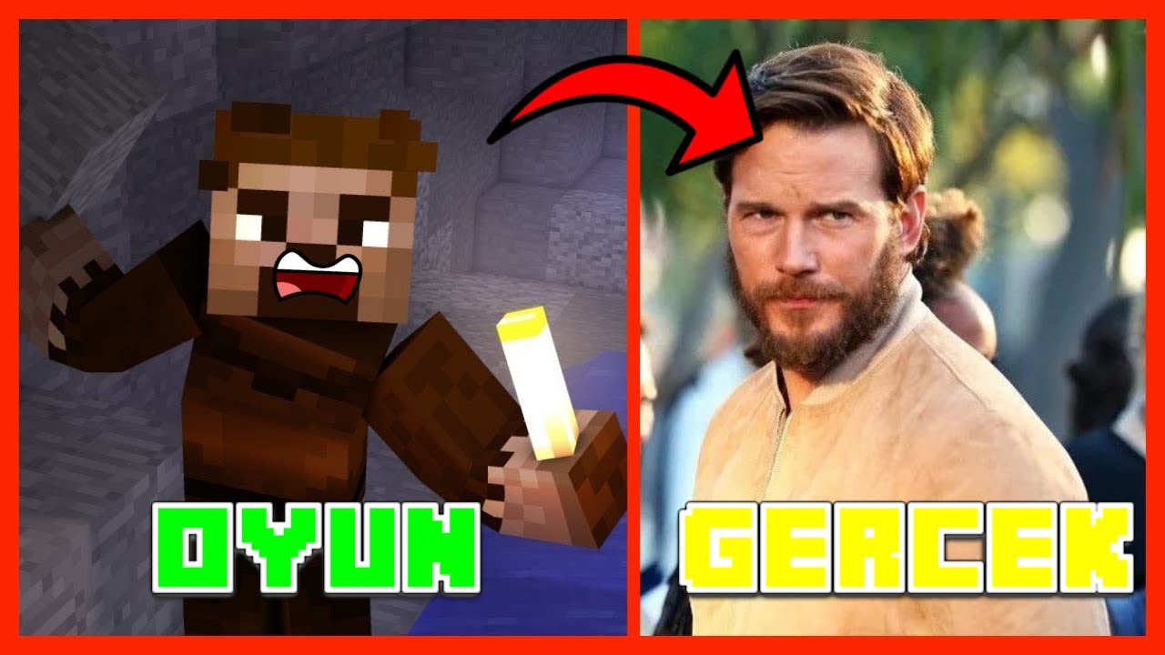 MİNECRAFT PARODİLERİ GERÇEK YÜZLERİ! 😱 - Minecraft Parodileri Zengin ...
