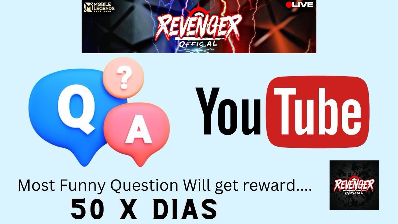 Question/Answers Session With Viewers| Mlbb Funny Stream | Revenger Official - YouTube