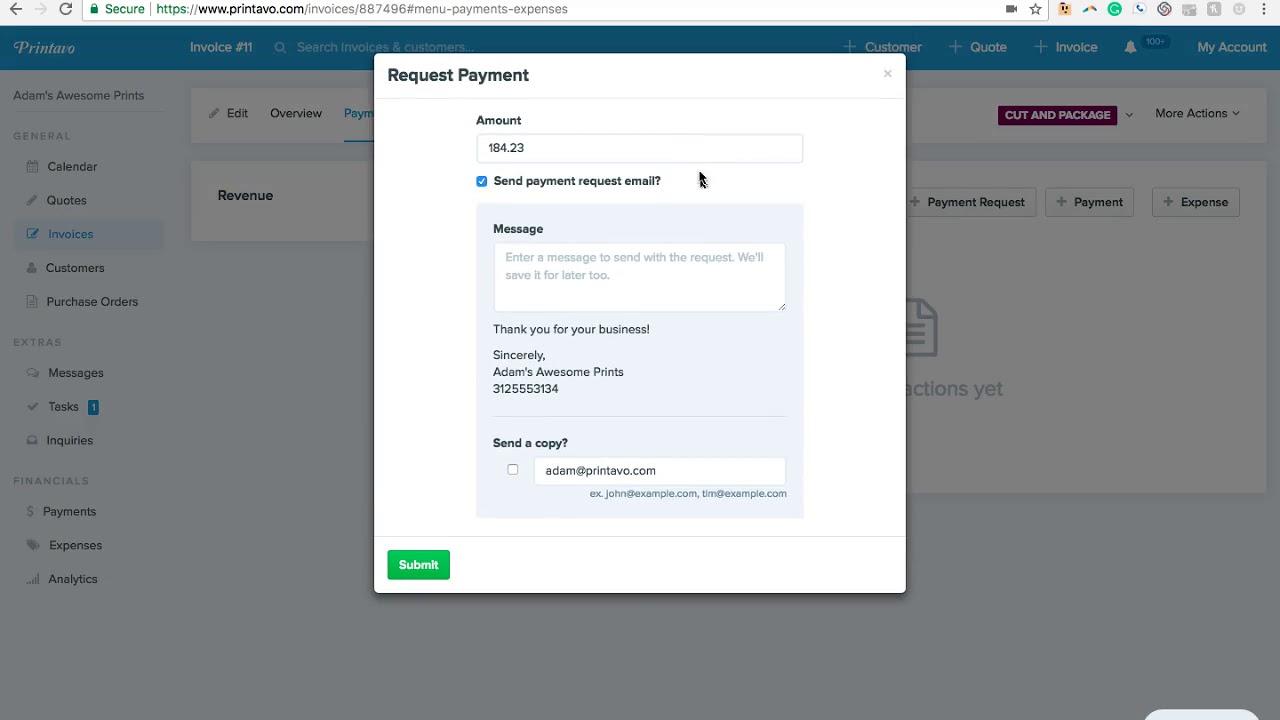 How to Request and Receive Payment - YouTube