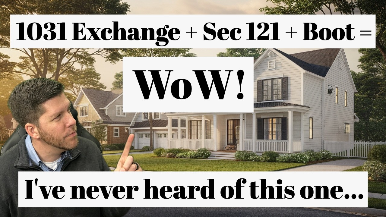 How to Combine Section 121 and 1031 Exchange (Even with Boot!) - YouTube