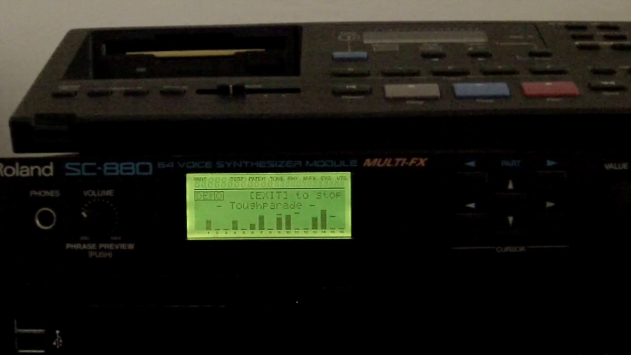 Demo Songs (Roland SC-880 GS) - YouTube
