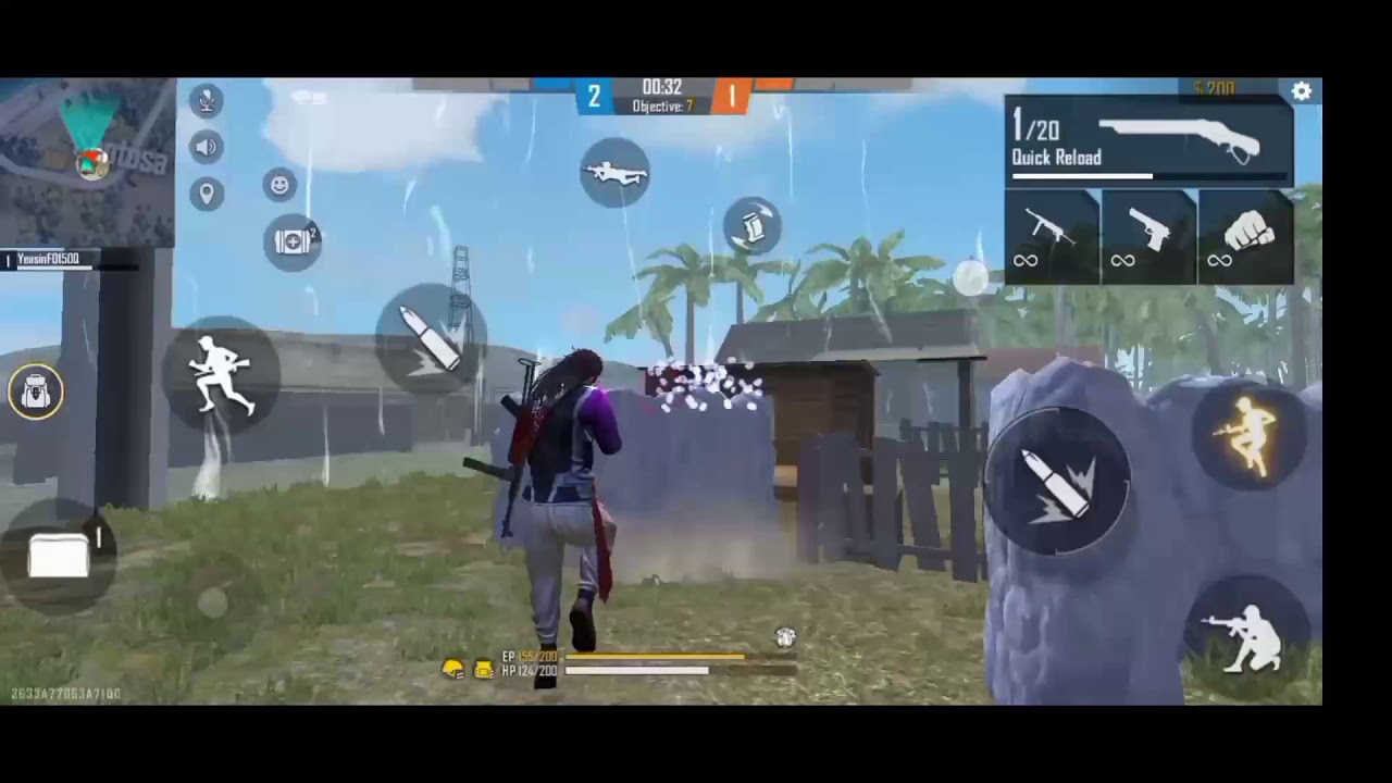 free fire cast custom solo ka 72 - YouTube