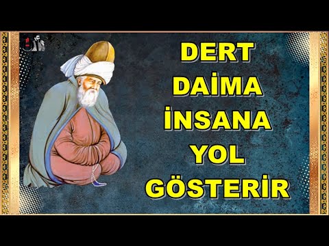 '' Mevlana '' Sözleri [ İlaç Gibi ] 🌹  Dert daima insana yol gösterir ...👈   #mevlana