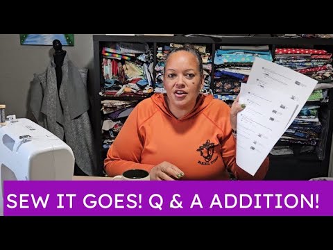 Sew Many Questions! Q & A Time! - YouTube