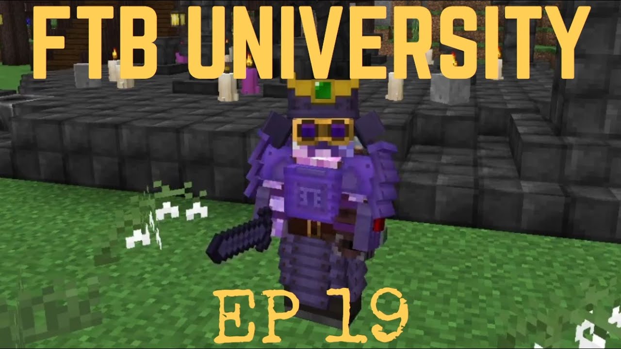 FTB University Ep 19 Thaumium Fortress Armor - YouTube