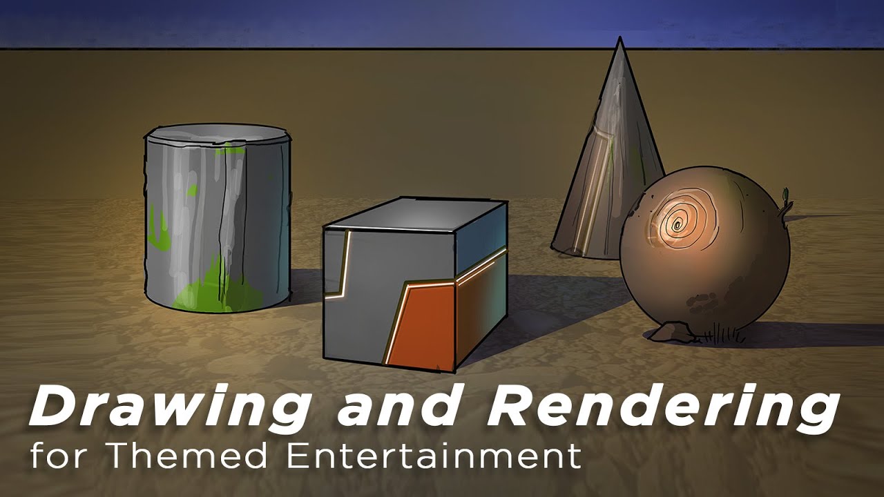Drawing and Rendering for Themed Entertainment - YouTube