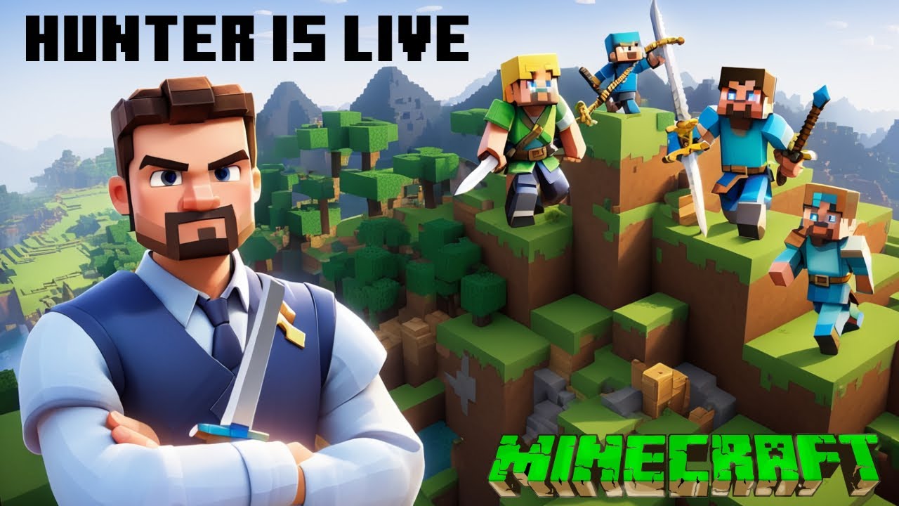 Minecraft Life SMP S1 started. Hunter Bhai is LIVE (Day 1) 🔴 - YouTube