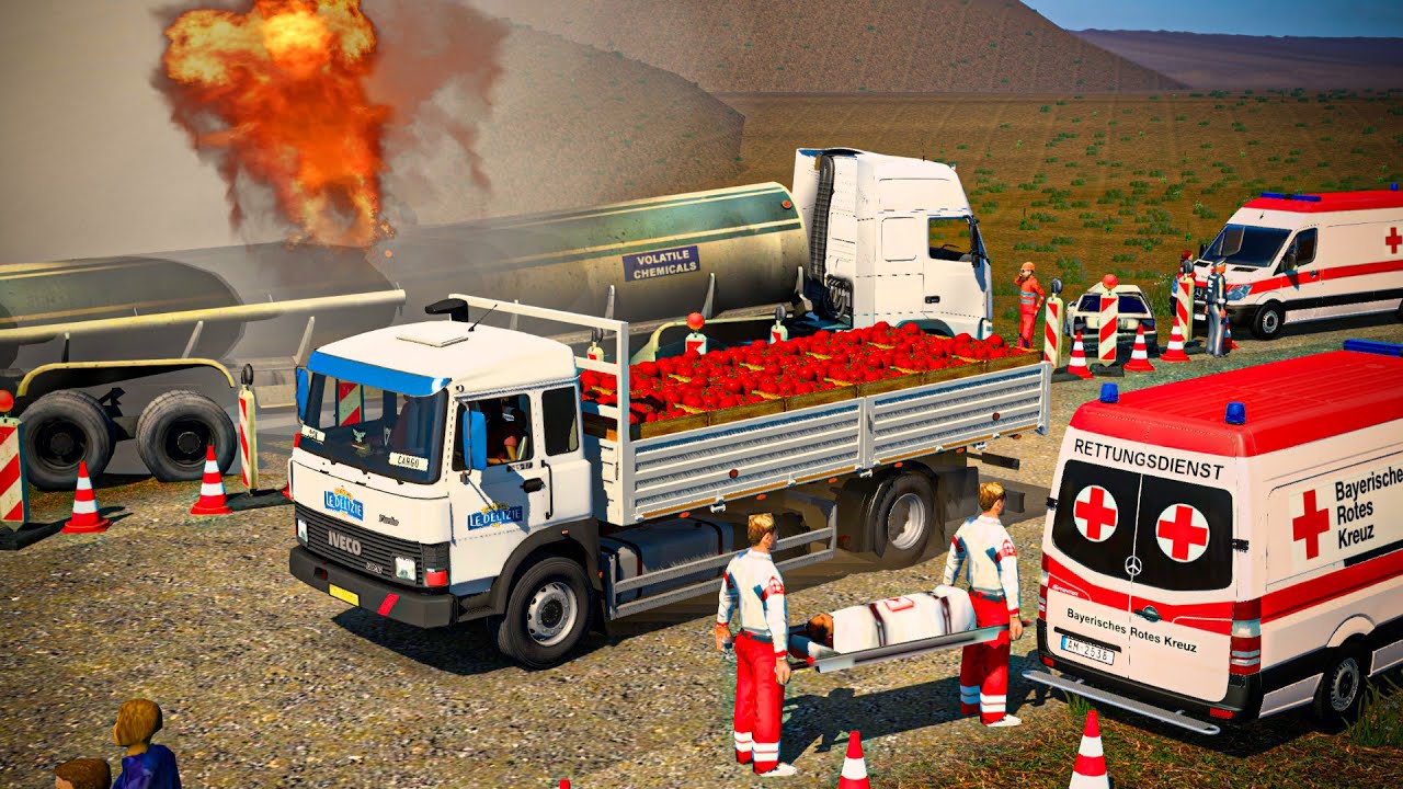 Deadly Accident Hogaya😰😱 | Euro Truck Simulator 2 | Ets2 - YouTube