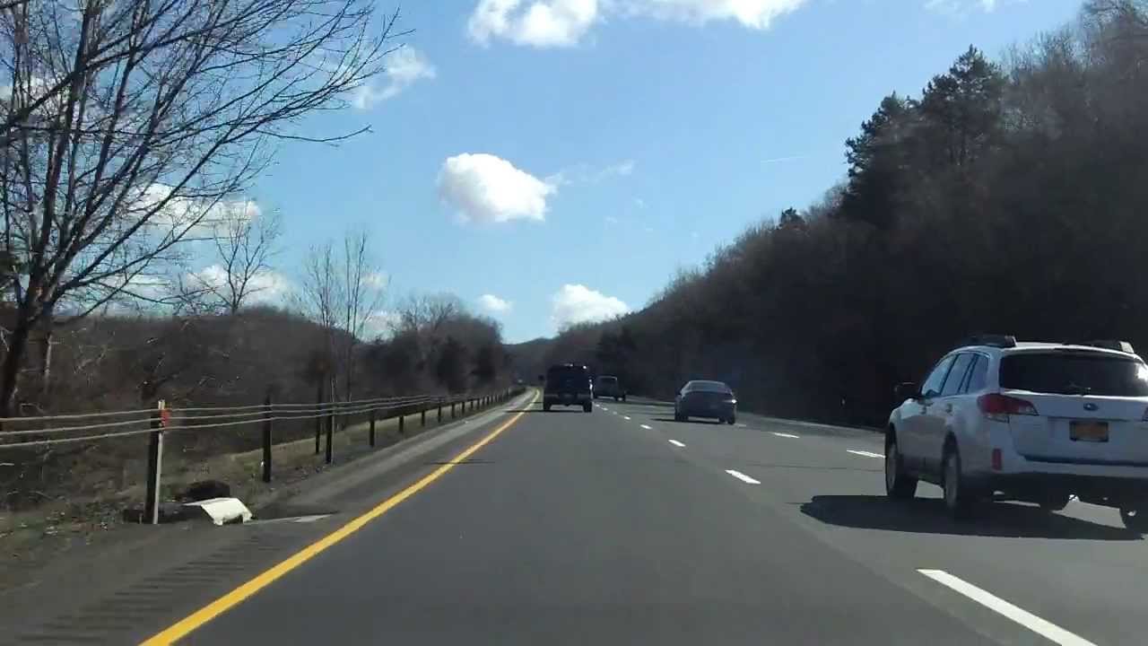 Interstate 84 - Connecticut (Exits 11 to 16) eastbound - YouTube
