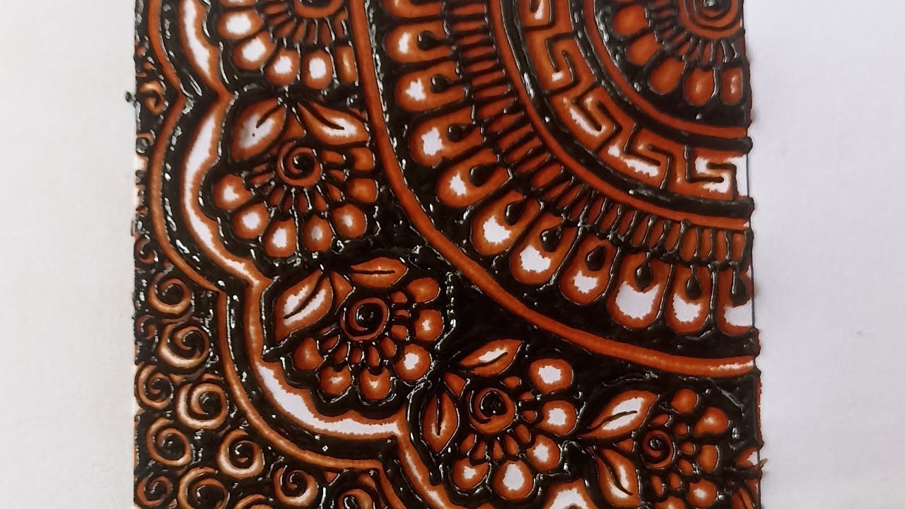 Beautiful simple bridal mehndi design pattern | very easy mehndi ...