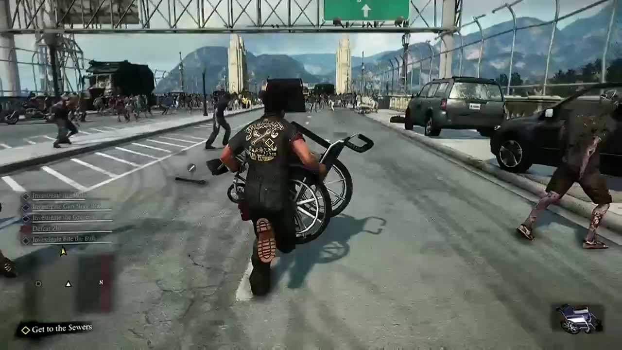 Dead Rising 3 Wheelchair Kill - YouTube