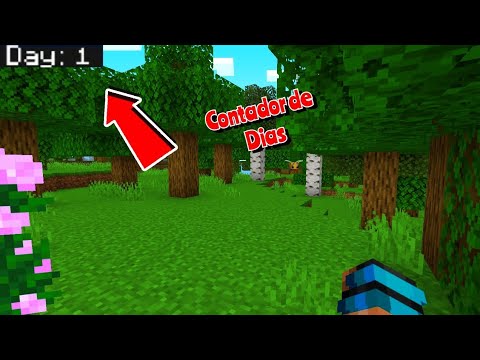CONTADOR DE DIAS NO MCPE ! DAY E ENTITY COUNTER TEXTURE |MCPE 1.17 ...