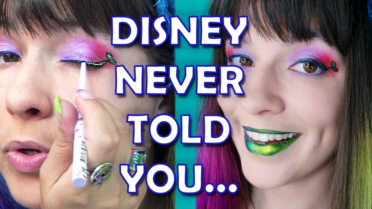 The Little Mermaid makeup tutorial & the REAL story in 122 seconds! 🧜🏽 ...