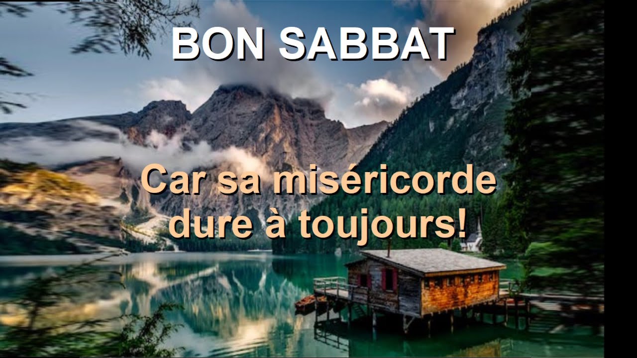 BON SABBAT - CAR SA MISERICORDE DURE A TOUJOURS - PSAUMES 136 - YouTube
