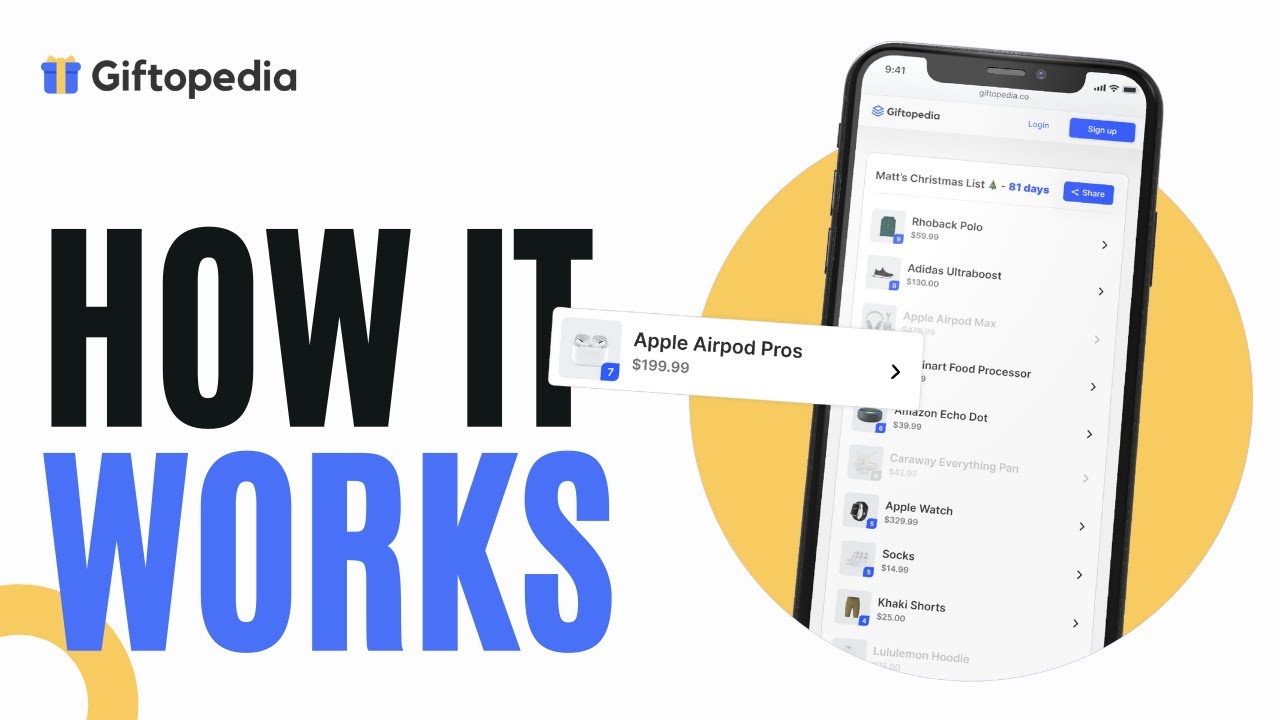 Giftopedia - How It Works - YouTube