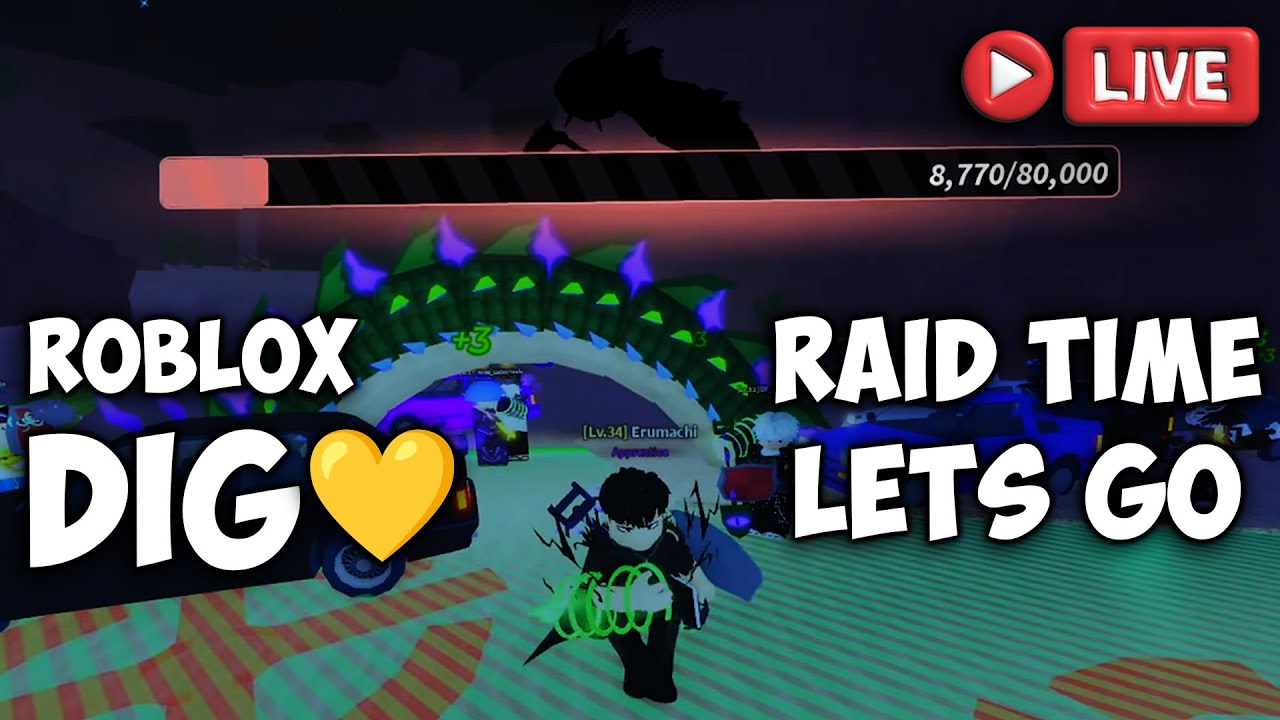 Day 6 Main Roblox Dig🧡 PART II 🔴LIVE - YouTube
