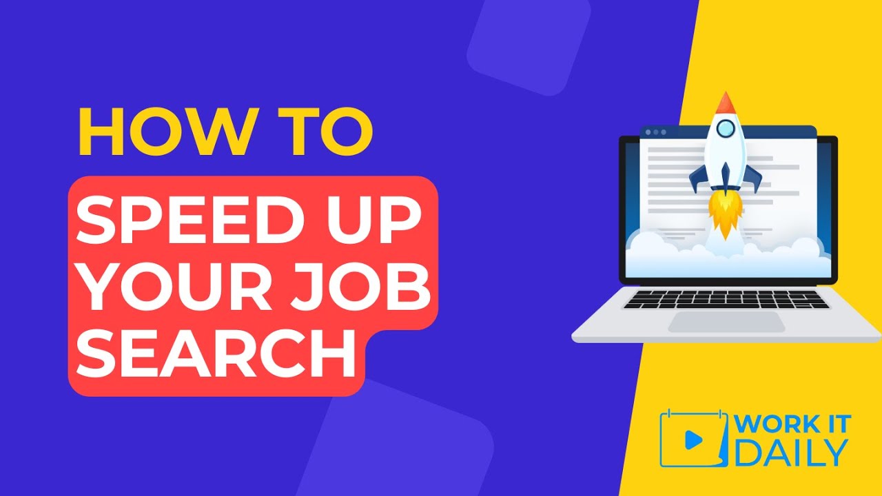 How To Speed Up Your Job Search!!! 🏎️👍🙏 - YouTube