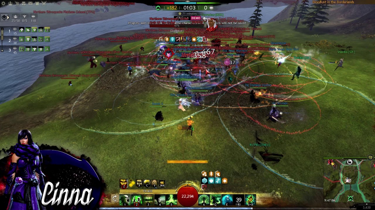GW2 PoF Beta Weekend: Scourge WvW Showcase - YouTube