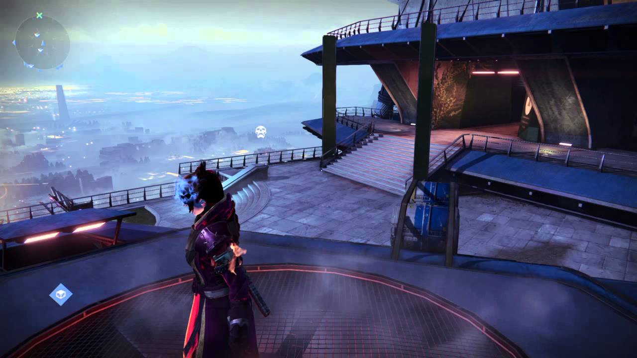 How to get on top of the vault in the tower on destiny - YouTube