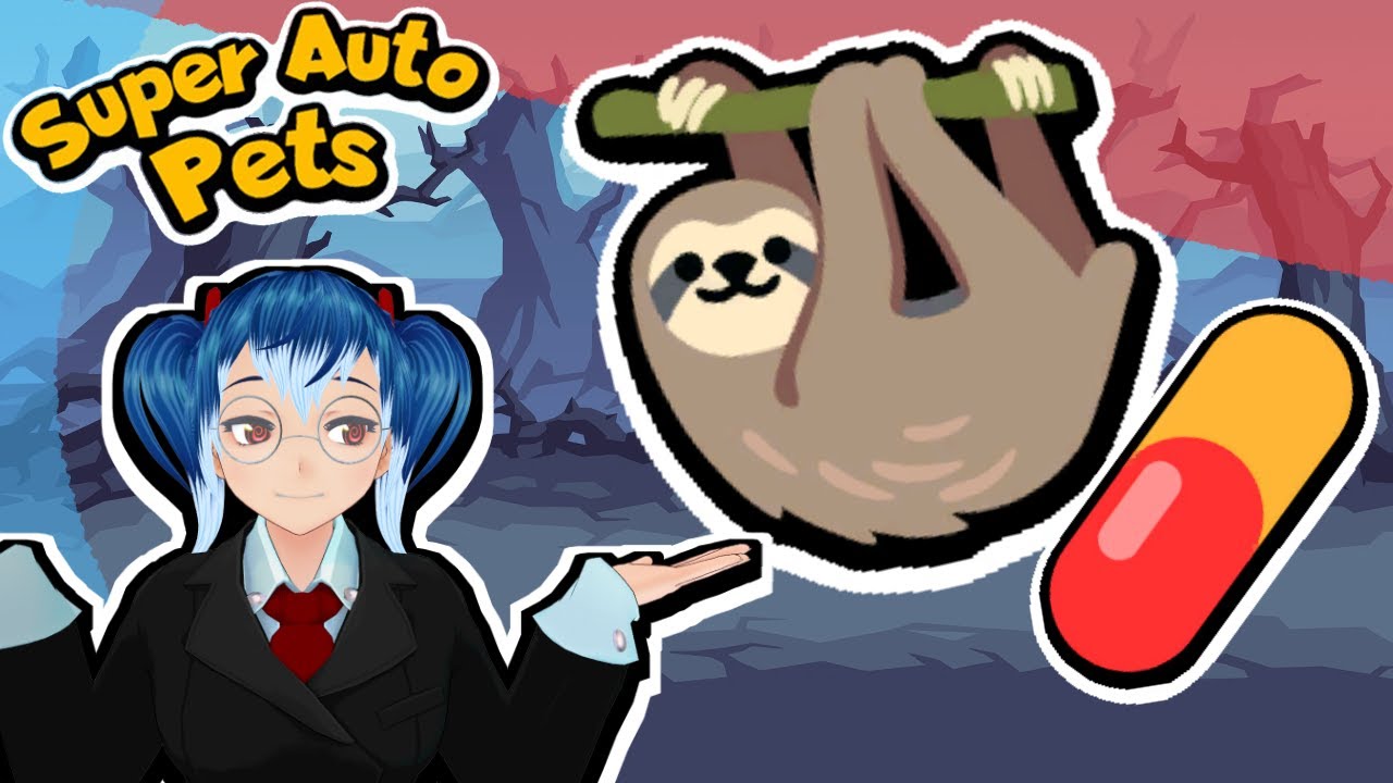 SLEEPING PILL ON THE SLOTH | Super Auto Pets - YouTube