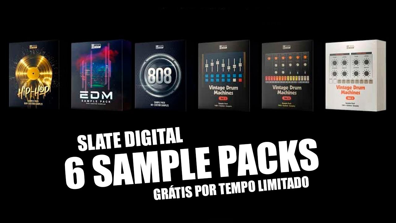 6 Sample Packs da Slate Digital GRÁTIS POR TEMPO LIMITADO! - YouTube