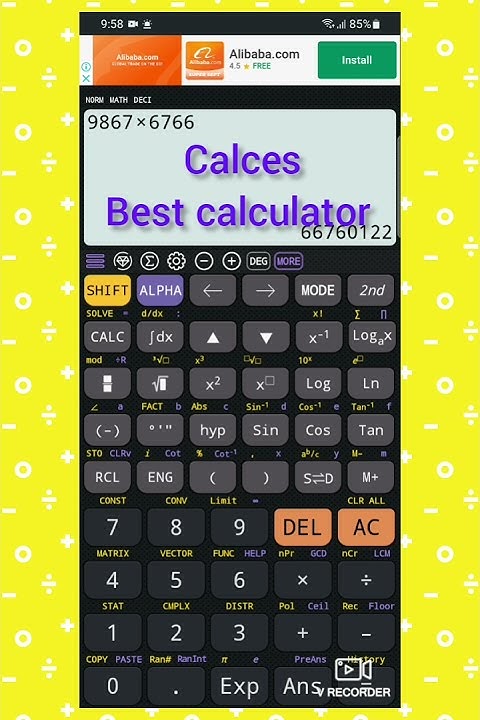 Best Mobile Calculator CalcES #tecnology #shorts - YouTube