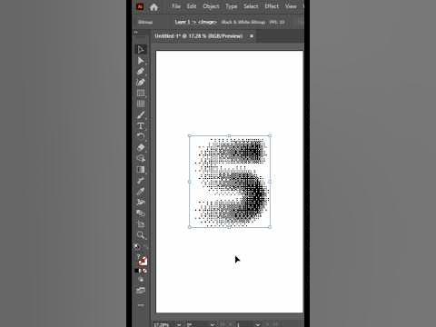 Bitmap text effect in adobe illustrator easy way #adobeillustrator # ...