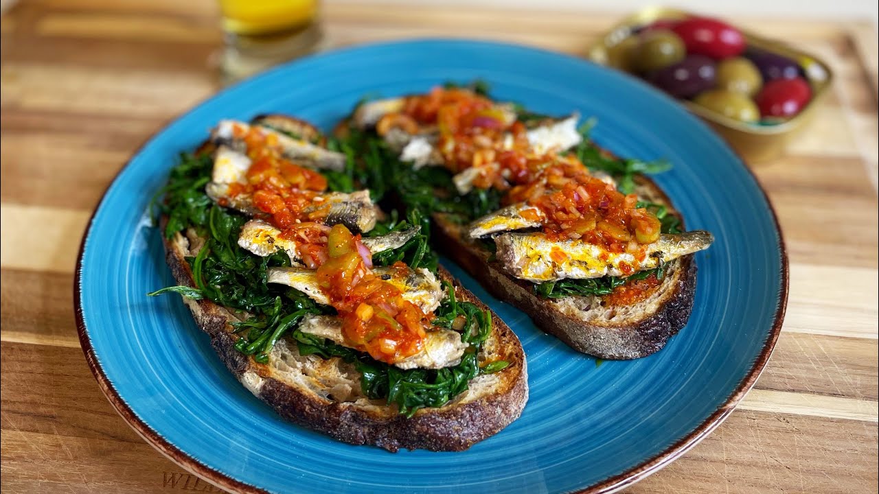 Best Sardines And Arugula Appetizer 😋 Easy Recipe 👌 - YouTube