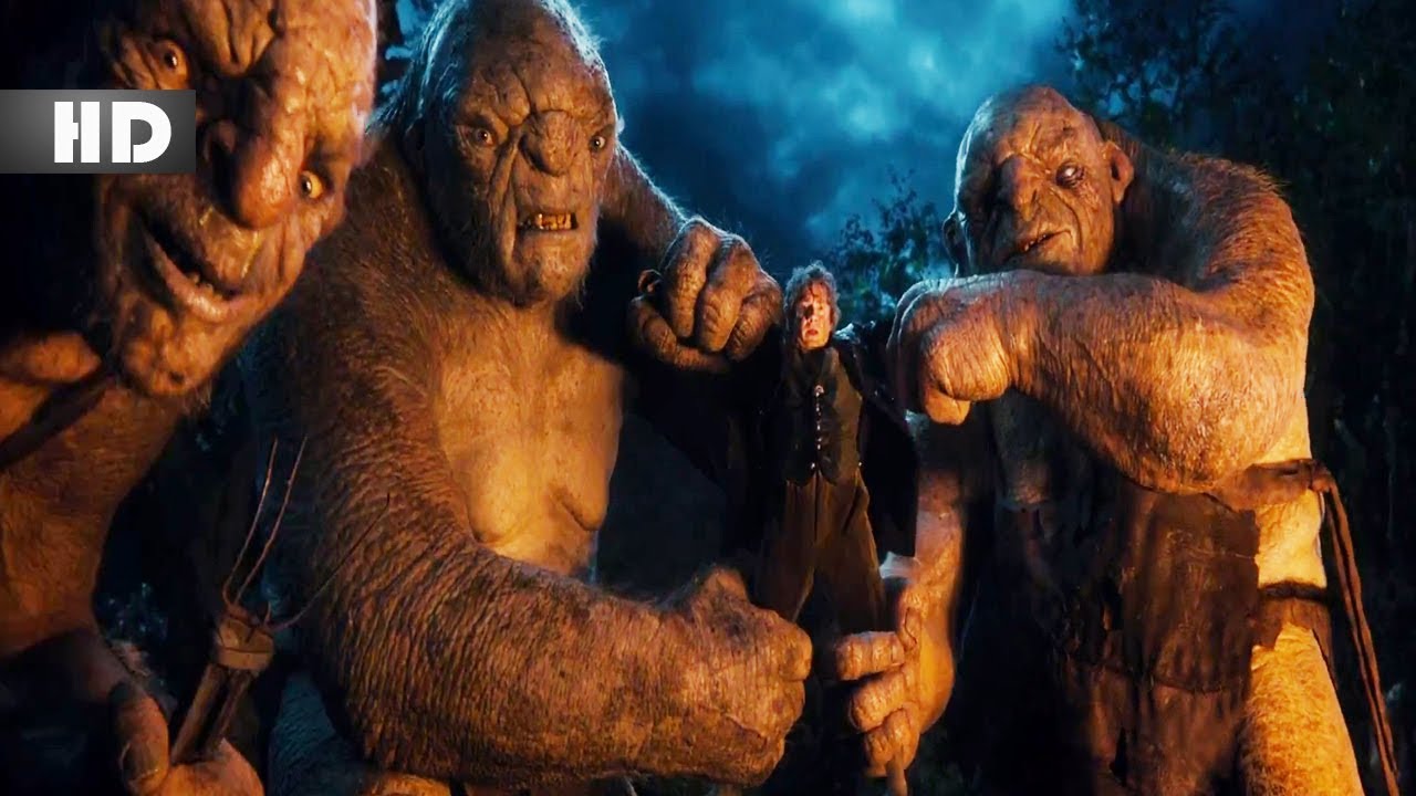 Battling Trolls Scene The Hobbit: An Unexpected Journey Hindi (2012 ...