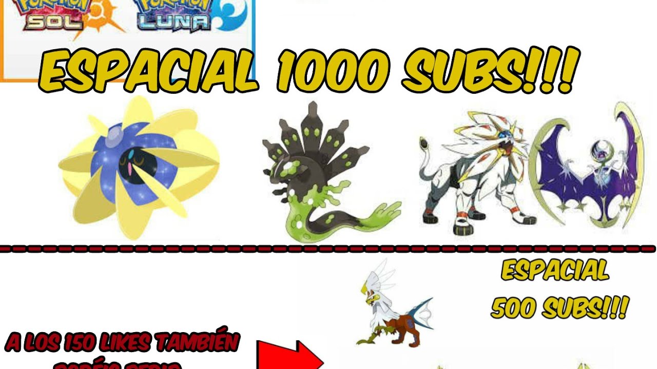 ULTRA REPARTO ESPACIAL 1000 SUBS!!! 6IV NIVEL 100. POKÉMON SOL Y LUNA ...