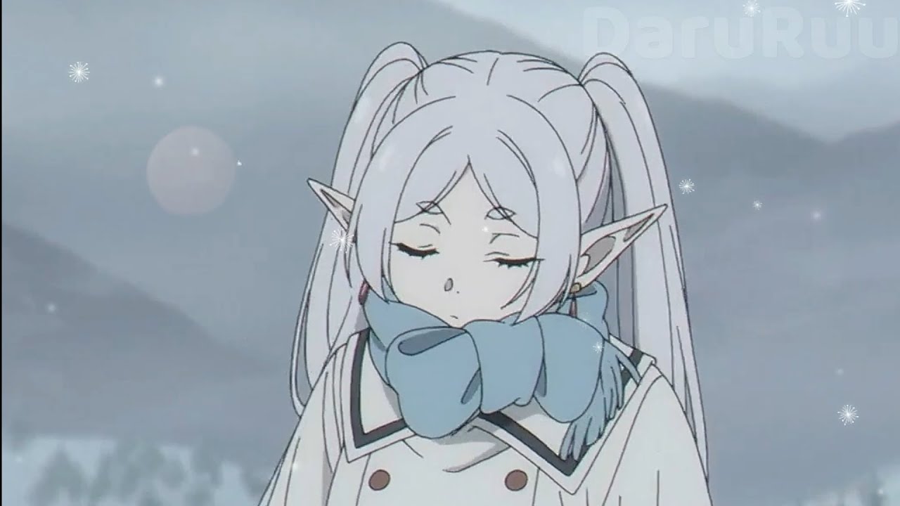 Frieren cute sleep - YouTube